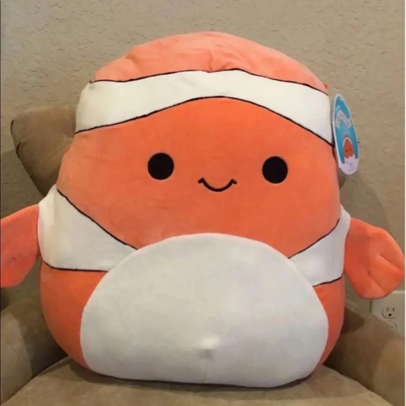 Toys | Squishmallow Ricky The Clownfish 16 | Poshmark